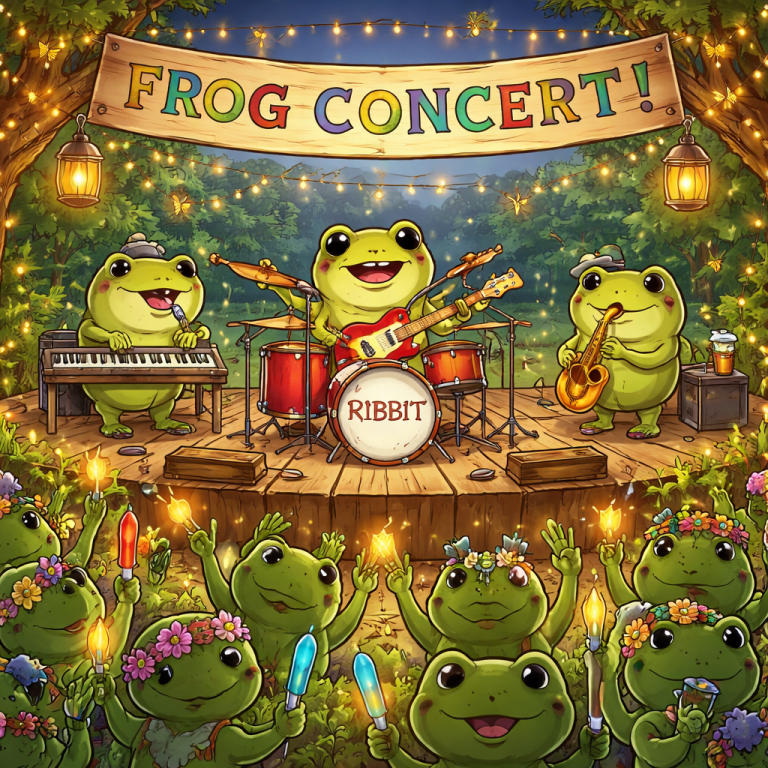 Not a Frog Concert – Writing With Abandon